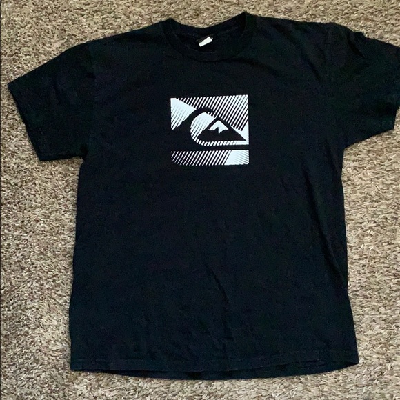 Quiksilver | Shirts | Quiksilver Mens Black T Shirt Sz M | Poshmark